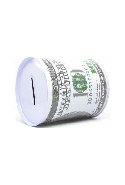 Rennway Dolar Tasarımlı Metal Kumbara - Dev Boy Rennway Dolar Tasarımlı Metal Kumbara - Dev Boy