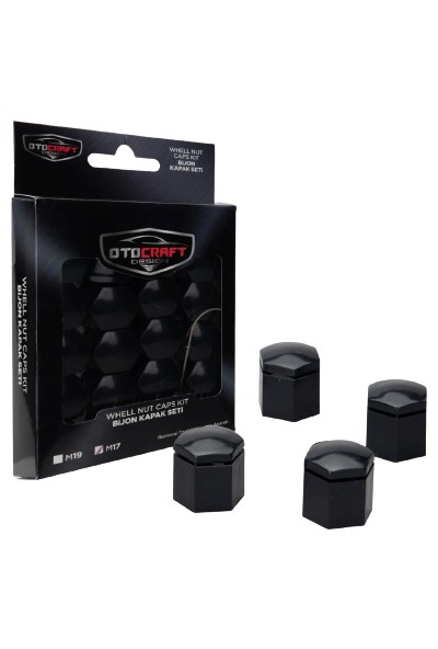 Oto Craft Bijon Kapağı 19 mm Siyah 20 Adet Oto Craft Bijon Kapağı 19 mm Siyah 20 Adet