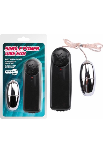 Armonita Anal Vajinal Tekli Titreşimli Metal Top Armonita Anal Vajinal Tekli Titreşimli Metal Top