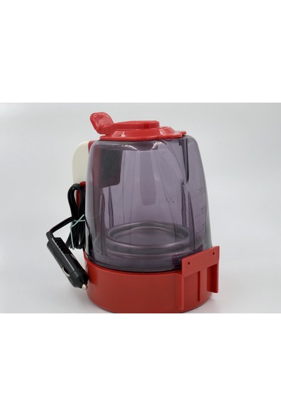 Şahika Oto Su Isıtıcısı 12V Paslanmaz Çelik Taban ve Gizli Rezistanslı Kettle