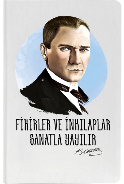 Kafasına Göre Dükkan Mustafa Kemal Atatürk - 13x21 Büyük Defter Kafasına Göre Dükkan Mustafa Kemal Atatürk - 13x21 Büyük Defter