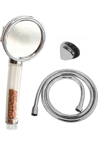 Ahlez Su Tasarruflu Arıtmalı 3 Fonksiyonlu Duş Başlığı Duş Hortumu Duş Askısı Duş Takımı Ahlez Su Tasarruflu Arıtmalı 3 Fonksiyonlu Duş Başlığı Duş Hortumu Duş Askısı Duş Takımı