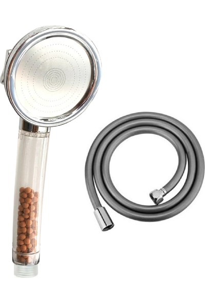 Ahlez Su Tasarruflu Arıtmalı 3 Fonksiyonlu Duş Başlığı Vera Pvc Duş Hortumu Duş Takımı Ahlez Su Tasarruflu Arıtmalı 3 Fonksiyonlu Duş Başlığı Vera Pvc Duş Hortumu Duş Takımı