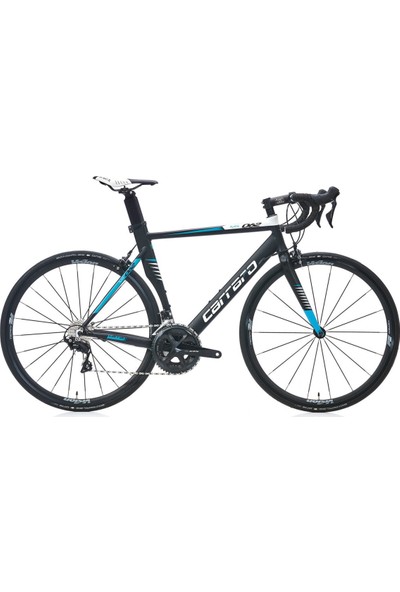 Carraro Race 062 28J 22VB 52CM Yol Bisikleti Mat Siyah Beyaz Turkuaz