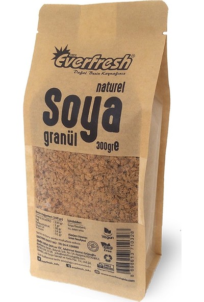 EverFresh Soya Granül - Soya Kıyması 300 gr EverFresh Soya Granül - Soya Kıyması 300 gr