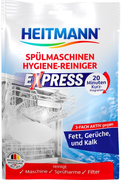 Heıtmann Ekspres Bulaşık Makinası Temizleyicisi 3+1