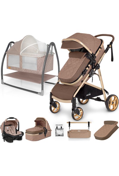 Kiwi 6 In 1 Yeni Doğan Avantaj Paket City Way Travel Sistem Bebek Arabası - Toggy Beşik Kiwi 6 In 1 Yeni Doğan Avantaj Paket City Way Travel Sistem Bebek Arabası - Toggy Beşik