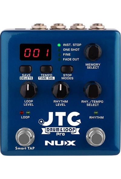 Nux Ndl-5 Jtc Drum & Loop Pro Dual Switch Looper Pedalı Nux Ndl-5 Jtc Drum & Loop Pro Dual Switch Looper Pedalı