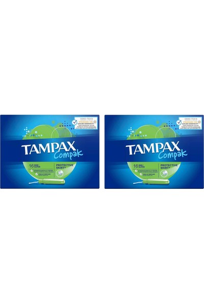 Orkid Discreet Tampax Compak Süper Tampon 16'lı x 2 Adet Orkid Discreet Tampax Compak Süper Tampon 16'lı x 2 Adet