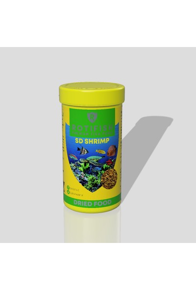 Rotifish Sd Shrimp Kurulmuş Karides Balık Yemi 250 ml 33 gr Rotifish Sd Shrimp Kurulmuş Karides Balık Yemi 250 ml 33 gr