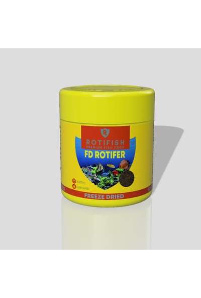 Rotifish Fd Rotifer Kurutulmuş Doğal Balık Yemi 50 ml 7 gr Rotifish Fd Rotifer Kurutulmuş Doğal Balık Yemi 50 ml 7 gr