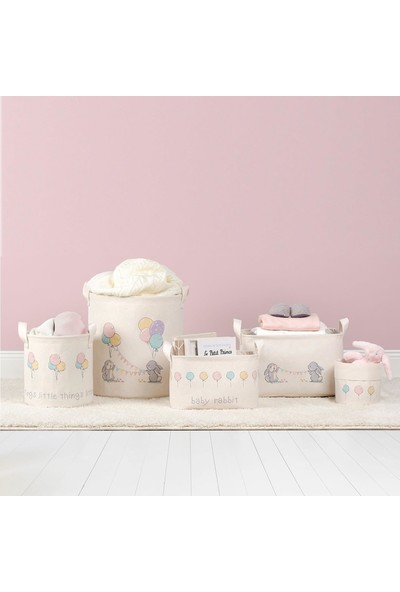 Ocean Home Kız Bebek Odası Sepet Set 5'li