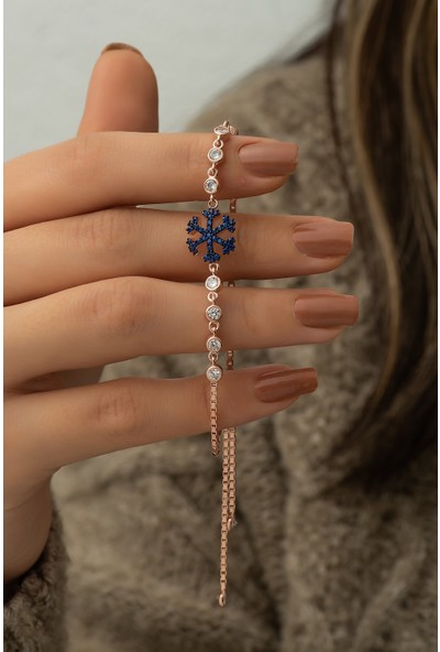 Nereze 925 Ayar Asansörlü Lacivert Kartanesi Bileklik Kadın Gümüş Bileklik Nereze 925 Ayar Asansörlü Lacivert Kartanesi Bileklik Kadın Gümüş Bileklik