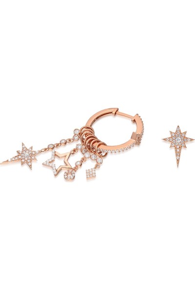 Nereze 925 Ayar Kutup Yıldızı Şans Küpe Kadın Gümüş Küpe Nereze 925 Ayar Kutup Yıldızı Şans Küpe Kadın Gümüş Küpe