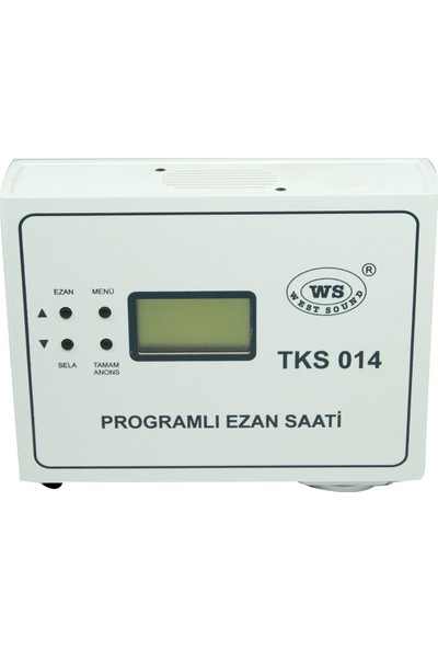 West Sound Tks 014 V2 Programlı Ezan Saati West Sound Tks 014 V2 Programlı Ezan Saati