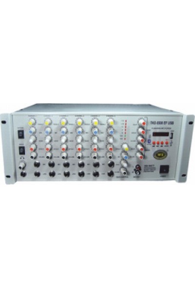 West Sound Tks 6500 Ef USB Tr Profesyonel Mikserli Amplifikatör West Sound Tks 6500 Ef USB Tr Profesyonel Mikserli Amplifikatör