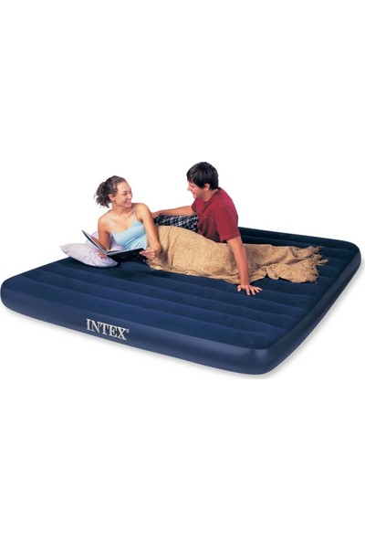 Intex Çift Kişililk Şişme Ev ve Kamp Yatağı 68755 Fiber-Tech Technology