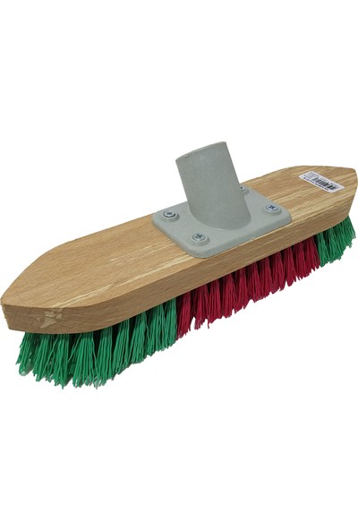 Yıldırım Halı Fırçası Tahta Büyük Boy Sap Takılır Sert Tüylü Halı Fırçası