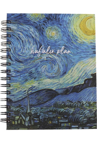Attach Yıldızlı Gece Haftalık Planlayıcı Defter Attach Yıldızlı Gece Haftalık Planlayıcı Defter
