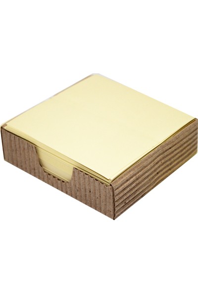 Notyaz 250 Yaprak 8*8 cm Kraft Kutulu Bloknot Soft Sarı Notyaz 250 Yaprak 8*8 cm Kraft Kutulu Bloknot Soft Sarı