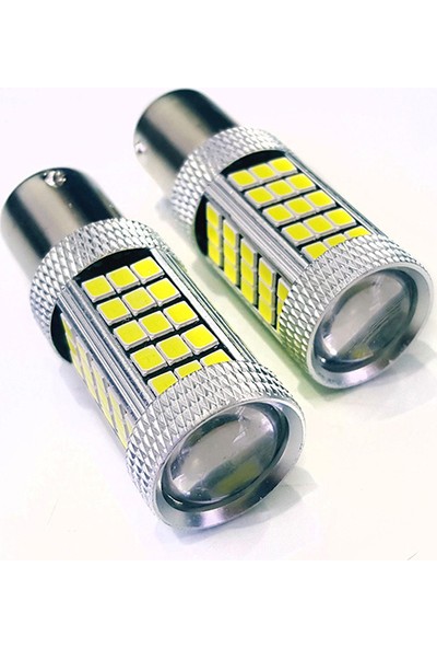 Femex Premium P21W-1157-9W- Çift Duy Şaşı LED Ampul Beyaz Mercekli Femex Premium P21W-1157-9W- Çift Duy Şaşı LED Ampul Beyaz Mercekli