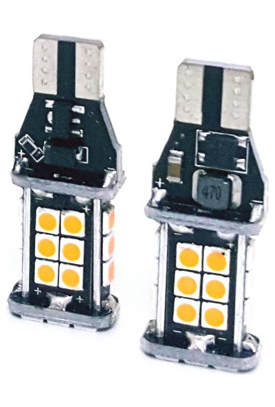 Femex Platinum T15 W16W Turuncu LED Ampul Sinyal Ampulu Femex Platinum T15 W16W Turuncu LED Ampul Sinyal Ampulu