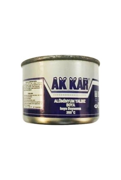 Akkar Isıya Dayanıklı Soba Boyası 100 gr - Alüminyum Yaldızlı 350 Derece