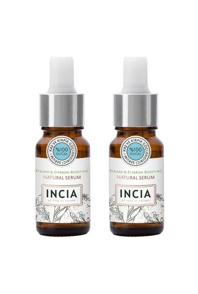 Incia Kaş Kirpik Güçlendirici Doğal Serum 2X10 ml Incia Kaş Kirpik Güçlendirici Doğal Serum 2X10 ml