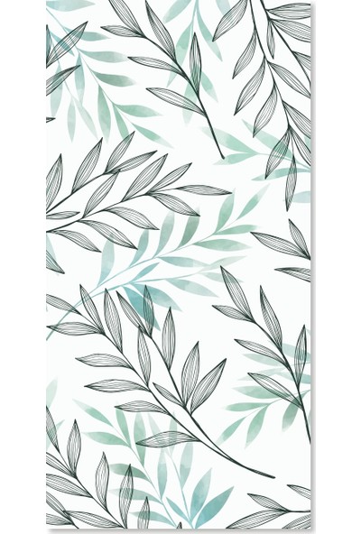 Basıver Sticker Buzdolabı Kaplama Folyosu Zeytin Dalı Desenli S20B10