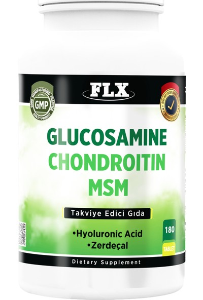 FLX Glucosamine Chondroitin Msm 180 Tablet FLX Glucosamine Chondroitin Msm 180 Tablet
