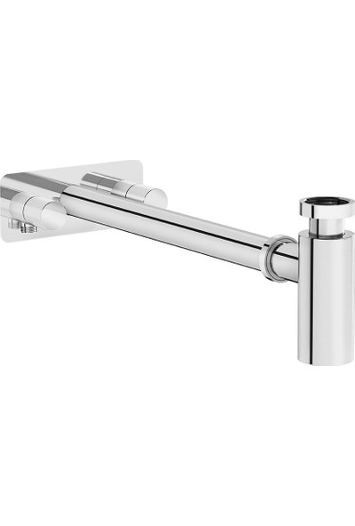 VitrA Origin A45159 Lavabo Sifon Seti Simetrik Rozetli Krom VitrA Origin A45159 Lavabo Sifon Seti Simetrik Rozetli Krom
