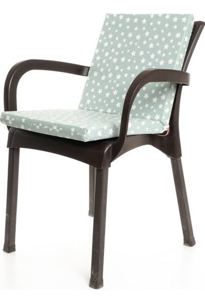 Mertim Yıldız Desenli Sandalye Minderi