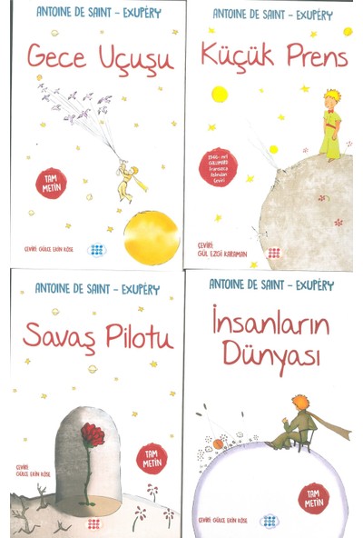 Dokuz Yayınları Antoine De Saint - Exupery Set 4'lü Dokuz Yayınları Antoine De Saint - Exupery Set 4'lü