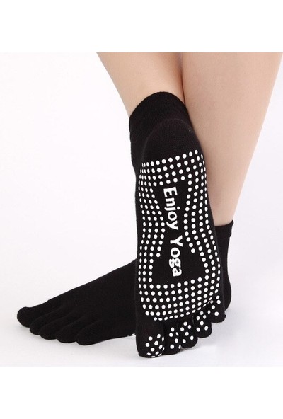 Pozitif Enjoy Yoga Çorabı Siyah