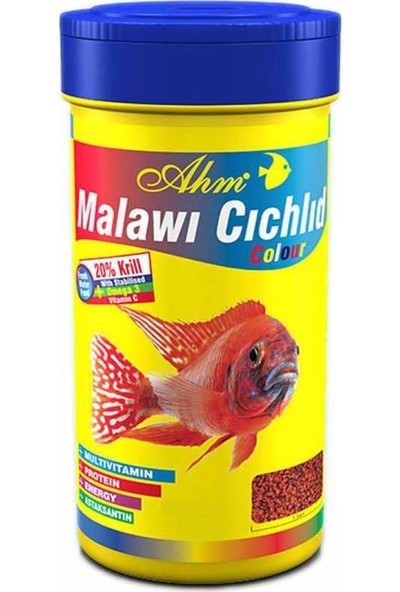 Ahm Malawi Cichlid Color Balık Yemi 250 ml Ahm Malawi Cichlid Color Balık Yemi 250 ml