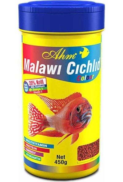 Ahm Malawi Cich.gran.colour Balık Yemi 100 ml Ahm Malawi Cich.gran.colour Balık Yemi 100 ml