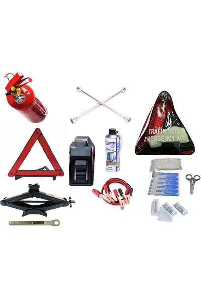 OtoLine Üçgen Trafik Seti Lüks Full OtoLine Üçgen Trafik Seti Lüks Full