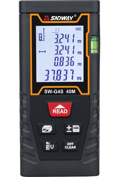 SNDWAY Lazer Metre 40 m Sndway SW-G4S Lazermetre Lazerli Mesafe Ölçer SNDWAY Lazer Metre 40 m Sndway SW-G4S Lazermetre Lazerli Mesafe Ölçer