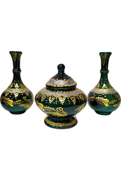 Otogar Çini 3 'lü Çini Konsol Takımı