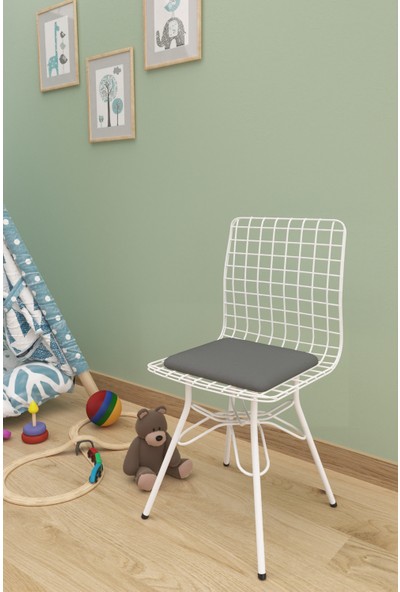 Evdemo Çocuk Tel Sandalyesi Gri