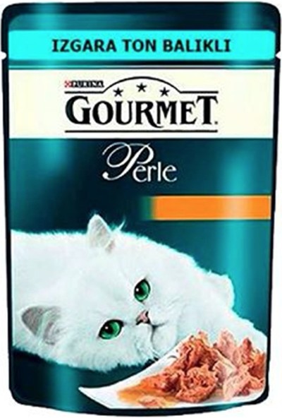 Gourmet Perle Izgara Ton Balıklı Yaş Kedi Maması 85 gr Gourmet Perle Izgara Ton Balıklı Yaş Kedi Maması 85 gr
