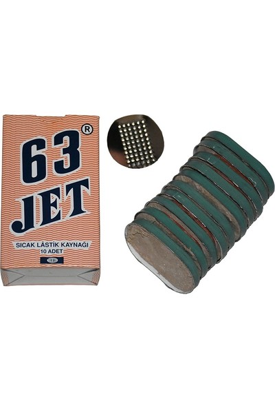Jet 63 Jet Sıcak Lastik Kaynağı Lastik Tamiri 10'lu Paket