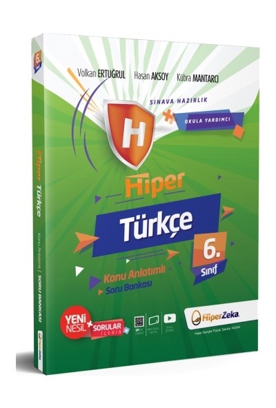 Hiper Zeka Yayınları 6. Sınıf Hiper Türkçe Konu Anlatımlı & Soru Bankası
