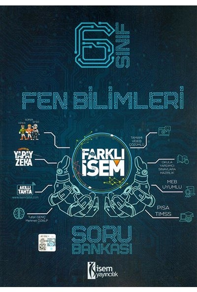 İsem Yayıncılık 6. Sınıf Fen Bilimleri Soru Bankası