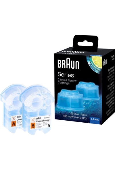 Braun Traş Makinesi Temizleme Sıvısı 2'li Paket