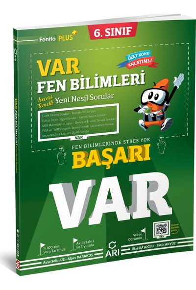 Arı Yayıncılık 6 Sınıf Var Fen Soru Bankası