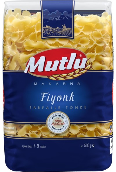 Mutlu Fiyonk Makarna 500 gr