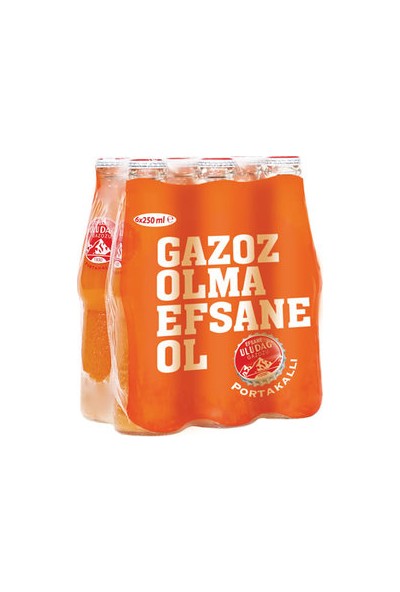 Efsane Uludağ Gazoz Portakallı 6 x 250 ml