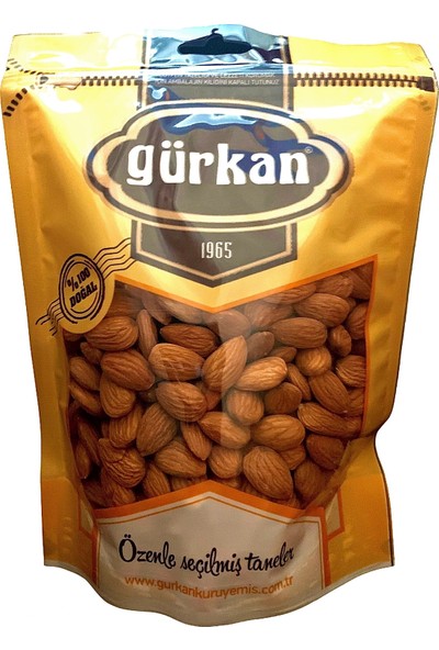 Gürkan Kuruyemiş Çiğ Badem 400 gr