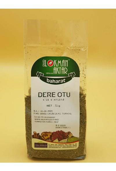 Lokman Aktar Dere Otu Bitkisi 70 gr Lokman Aktar Dere Otu Bitkisi 70 gr